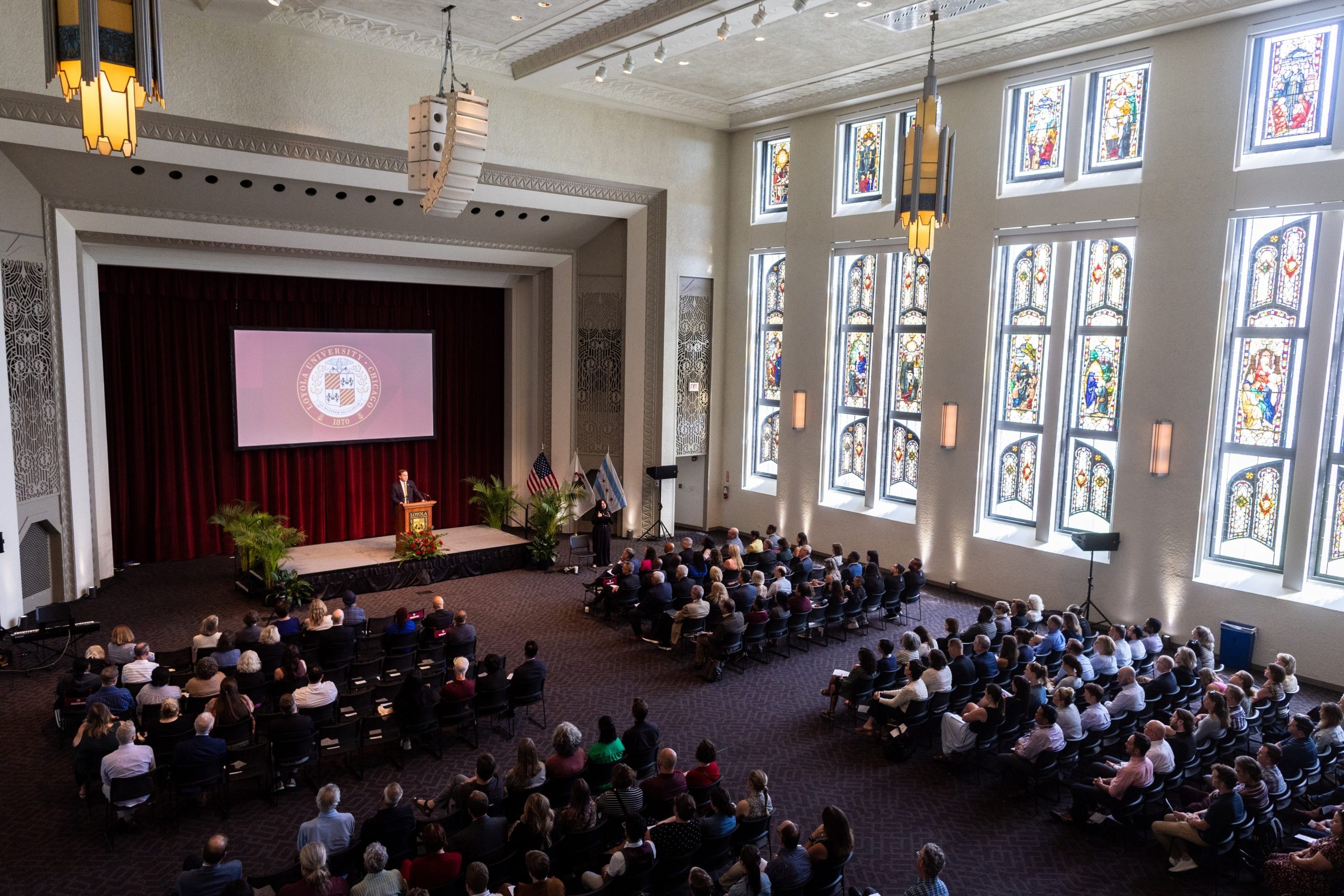 Faculty and staff gather for University Convocation